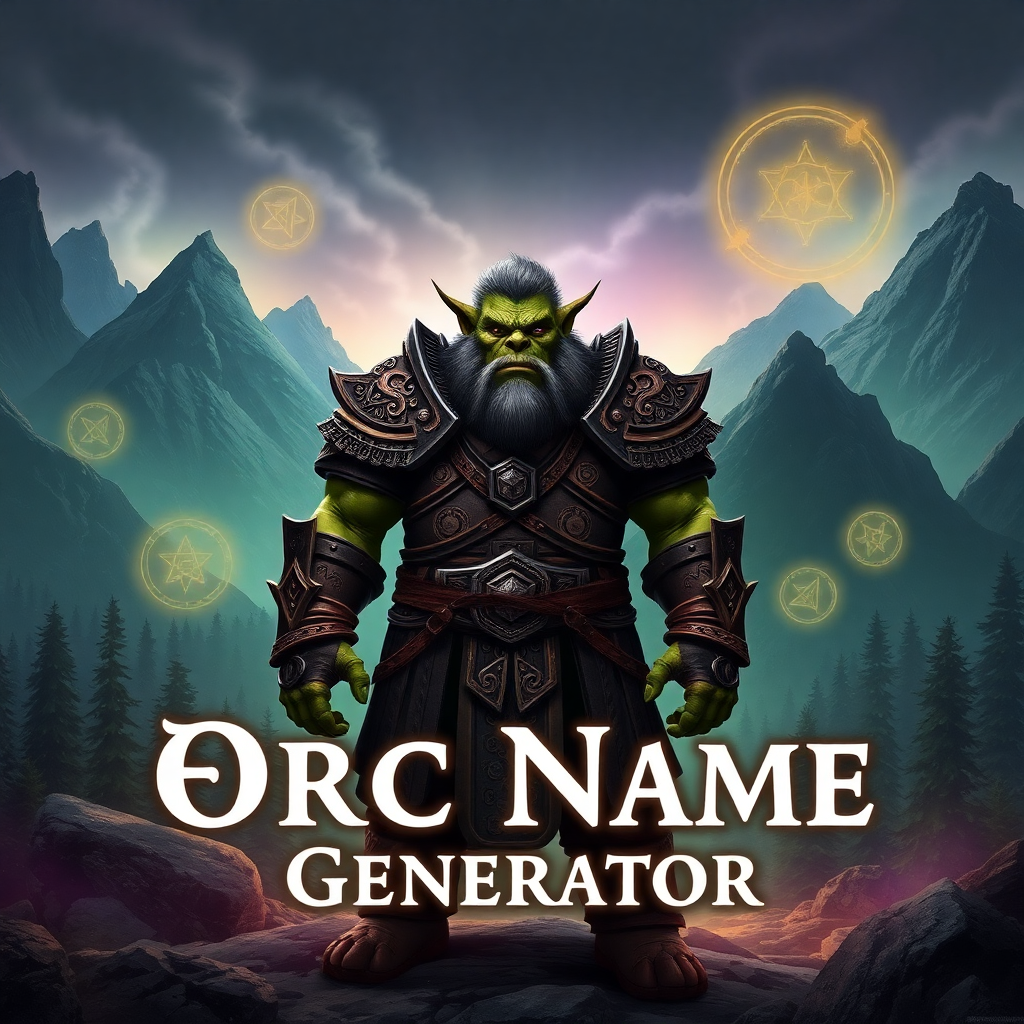 Eso Orc Name Generator - Dragon Name Generator
