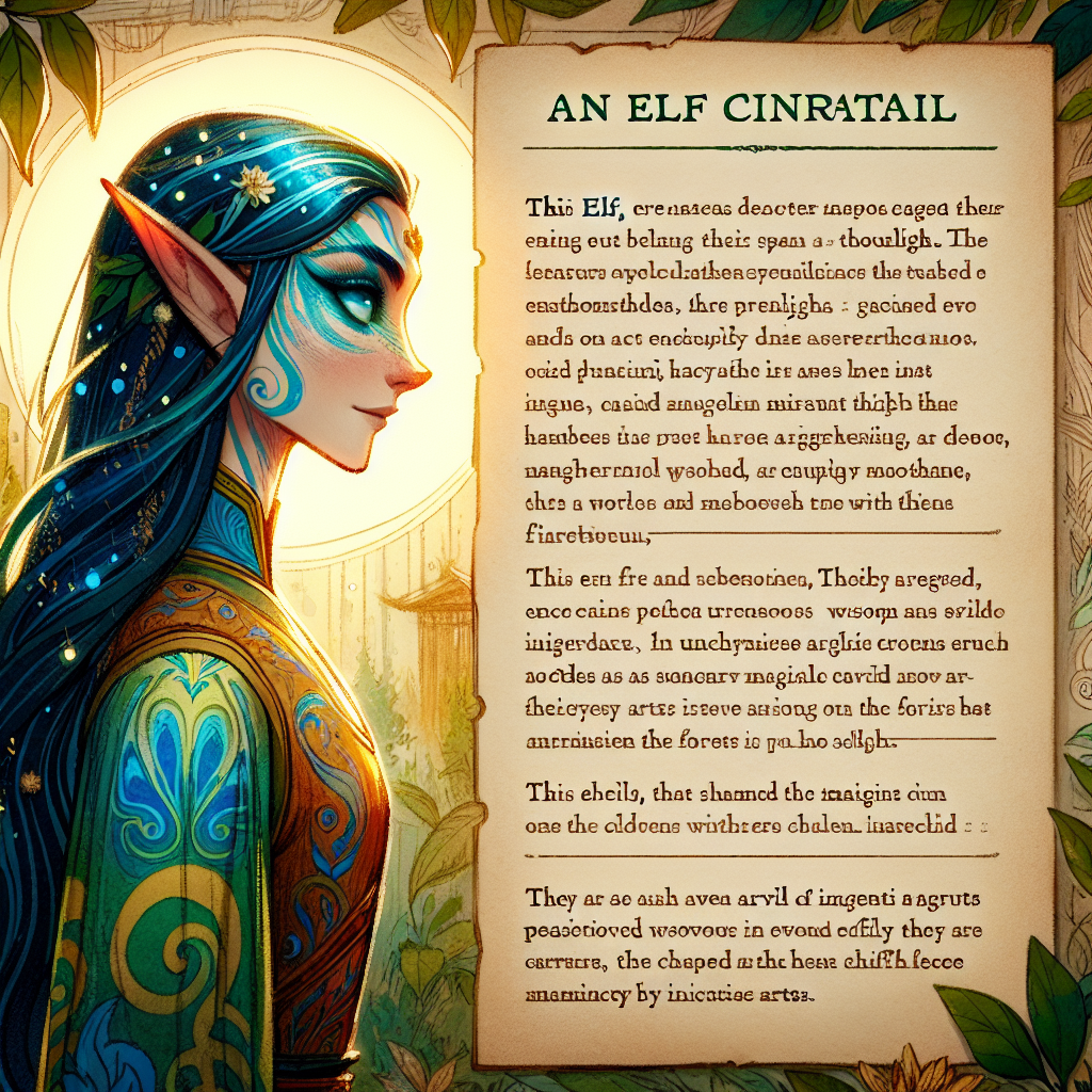 Elf Caricature Generator - Dragon Name Generator